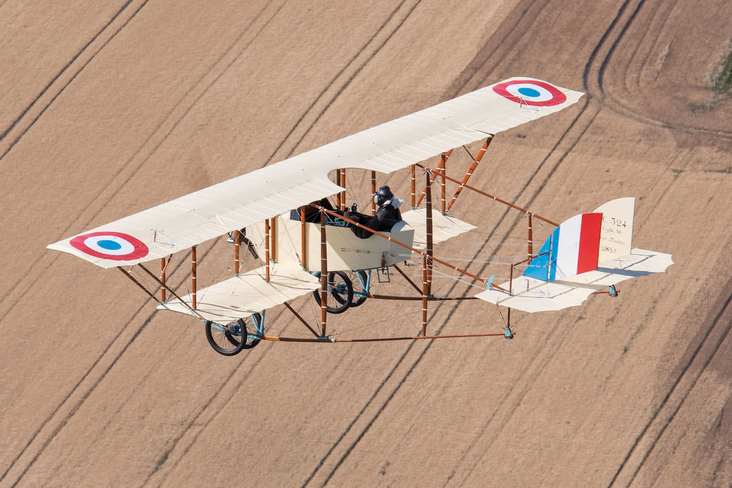 Caudron G.3 replica among the participants of 2019 Aviation Fair