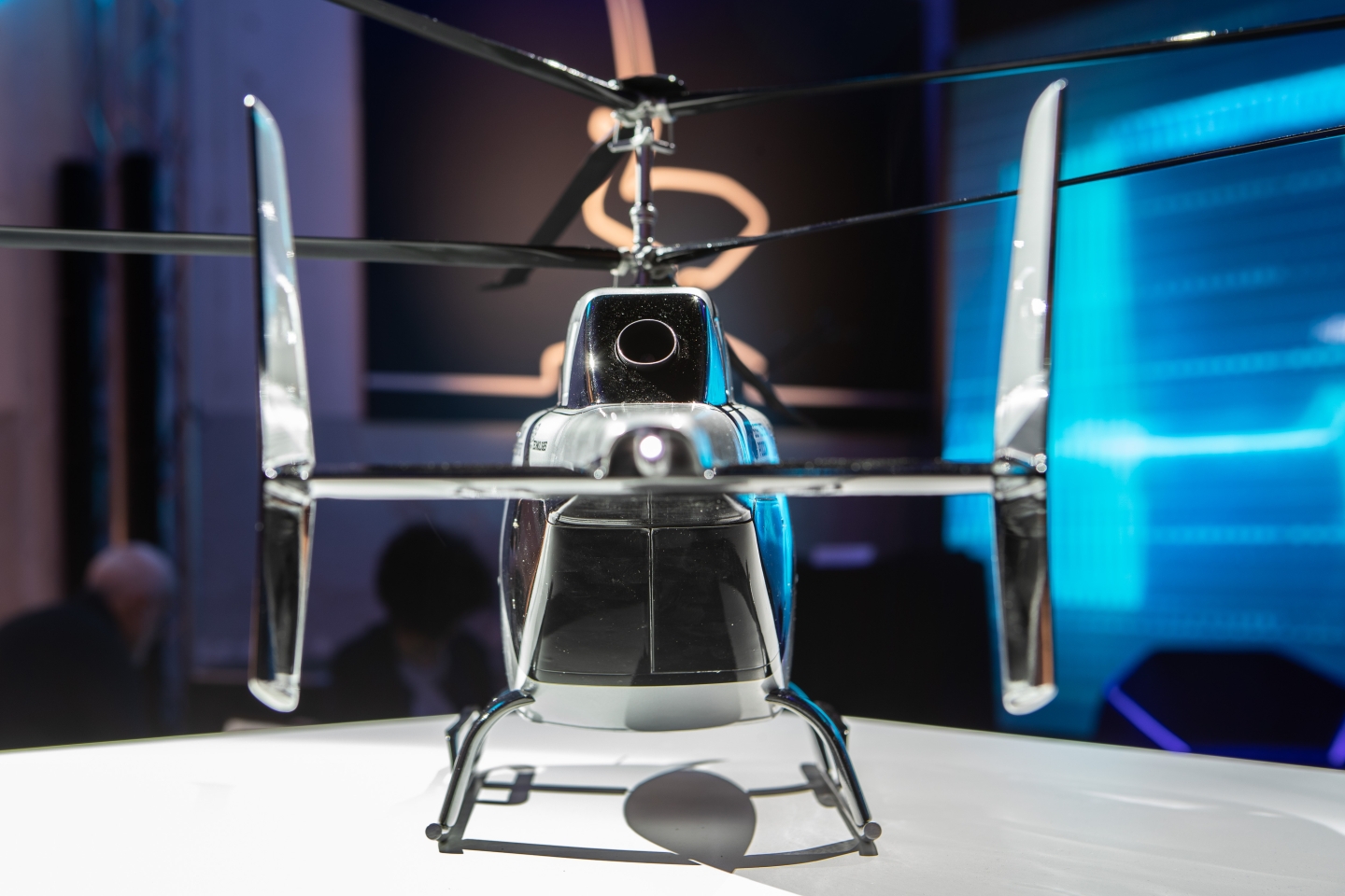 VRT500 helicopter presented at Milan Design Week