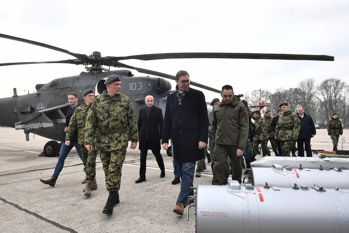 Serbia officially introduced its new helicopter fleet