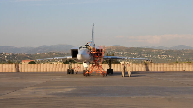 Tu-22M3 over the Mediterranean