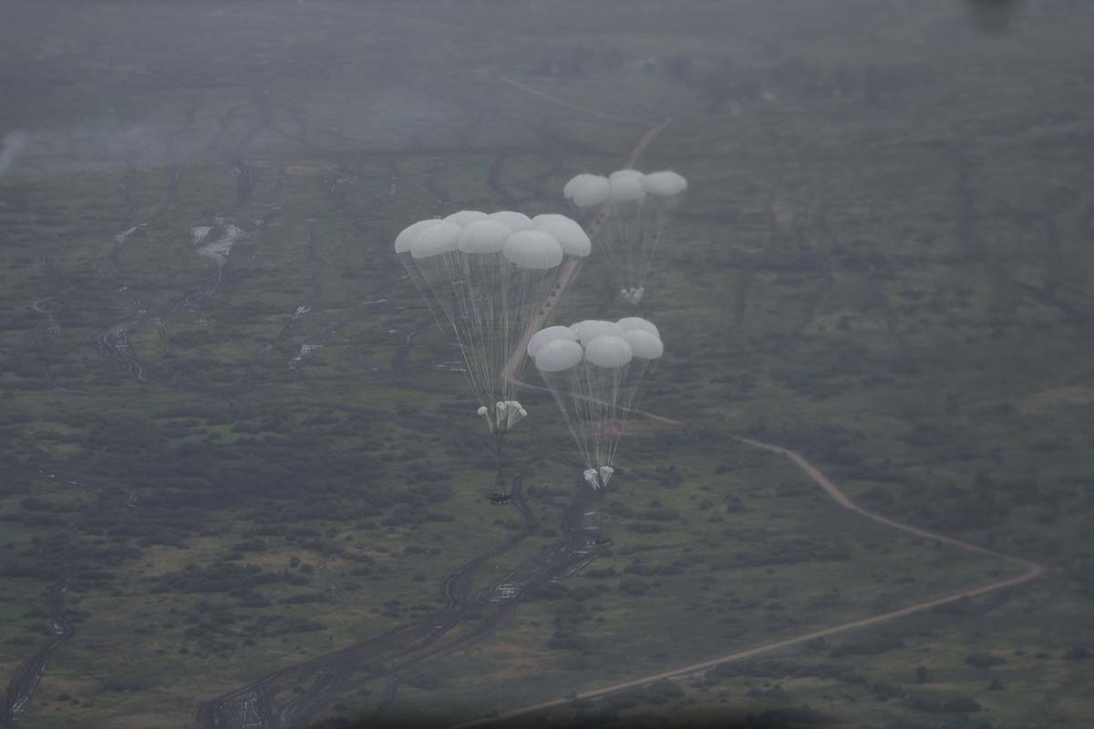 Airborne operations during ´Zapad-2021´ joint strategic exercise