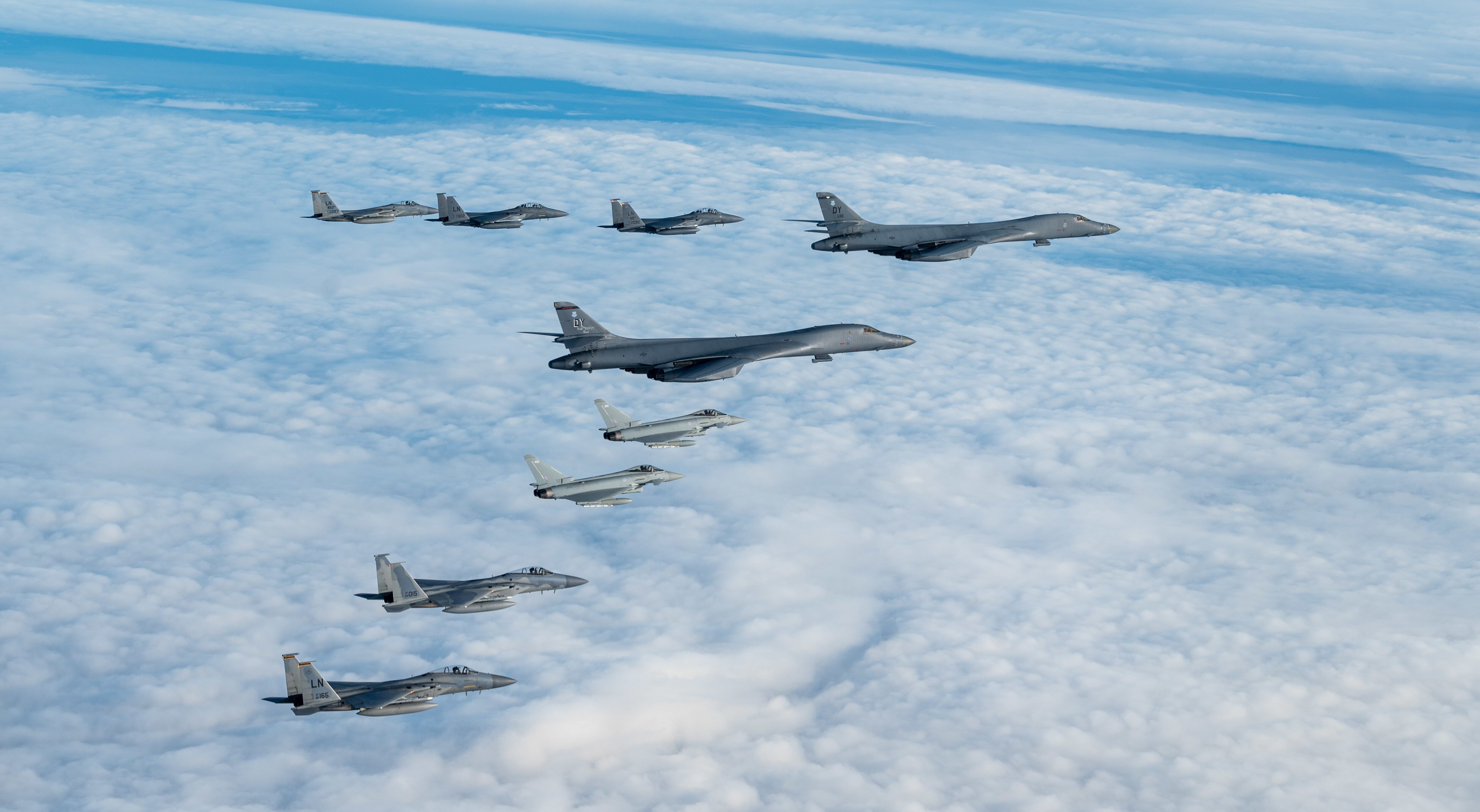 Bomber Task Force over the North Sea
