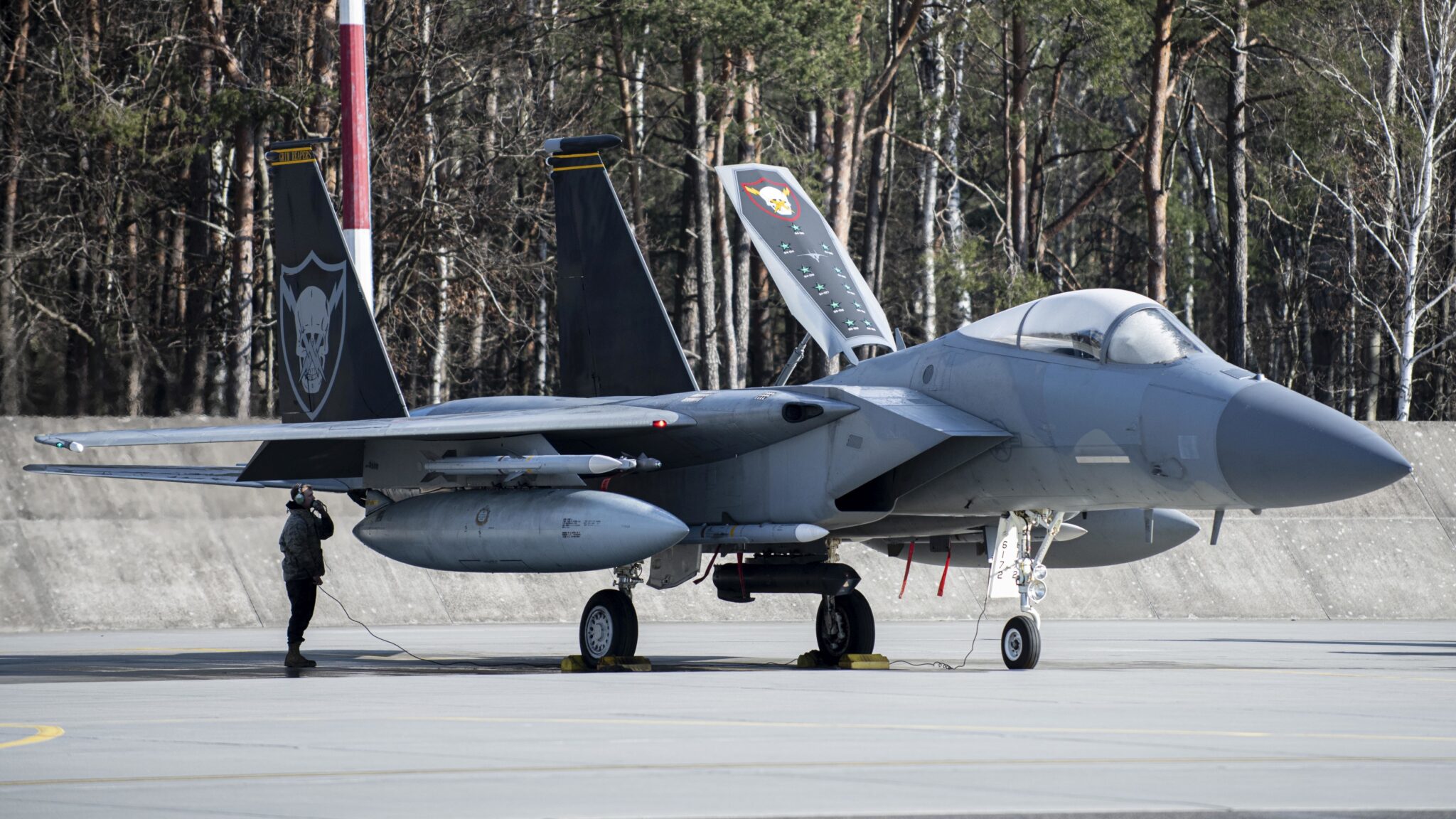 493rd FS concluded its last F-15 NATO mission