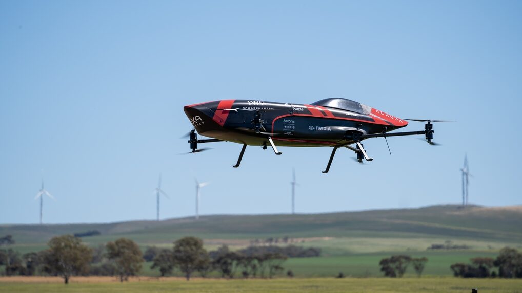 250th test flight of Airspeeder racer aircraft