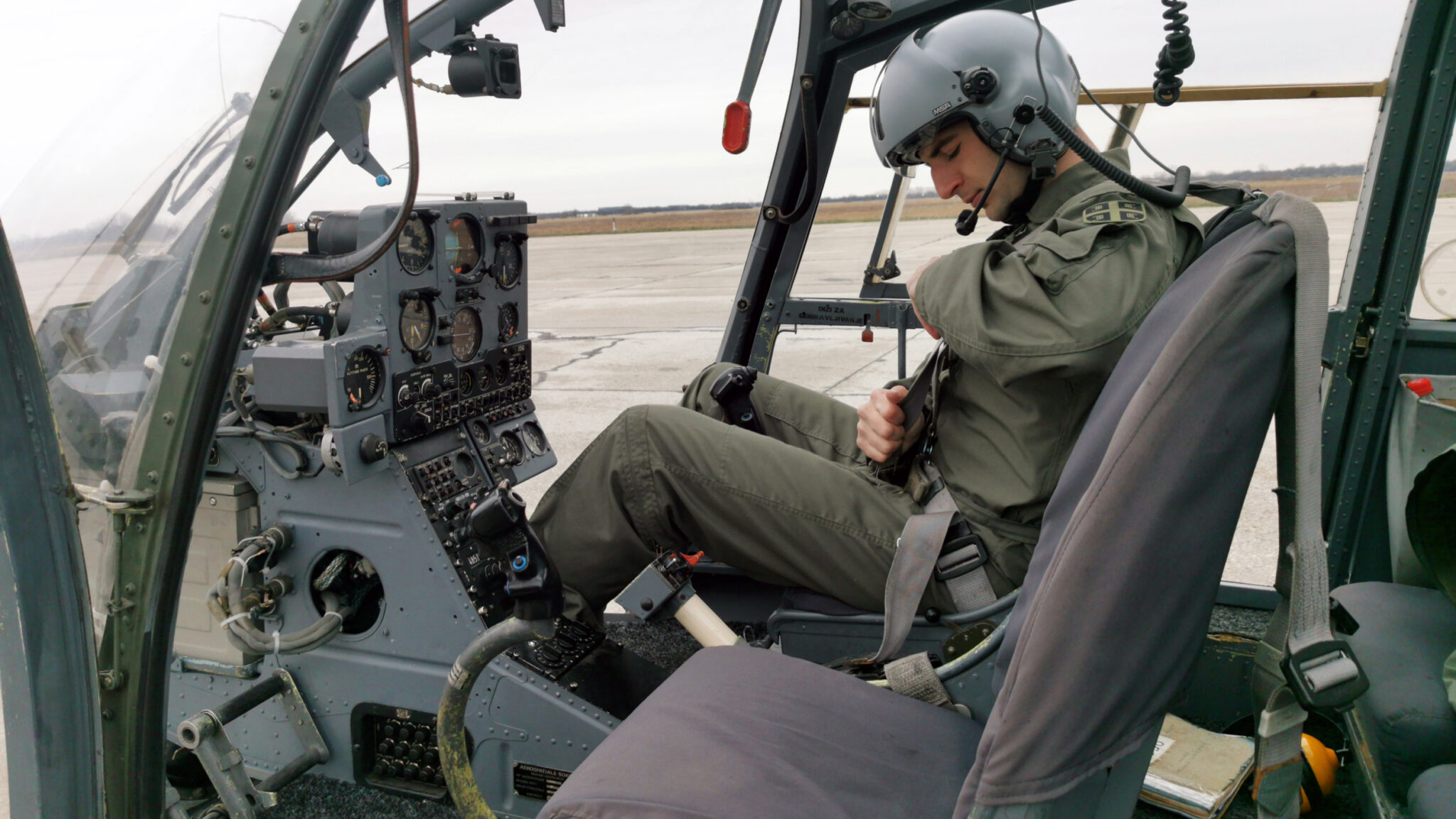 Aérospatiale Gazelle and training flights of the Serbian Air Force ...