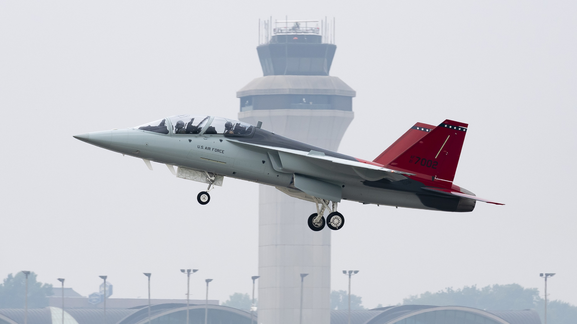 First flight of Boeing T-7A Red Hawk with the USAF