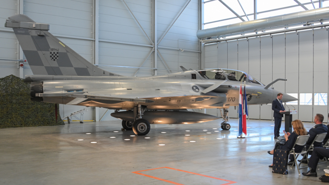 First Rafale fighter handed over to Croatian Air Force