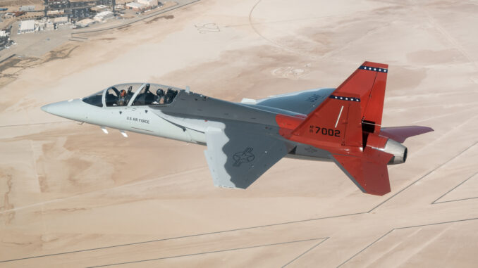 Red Hawk arrives at Edwards AFB for flight testing