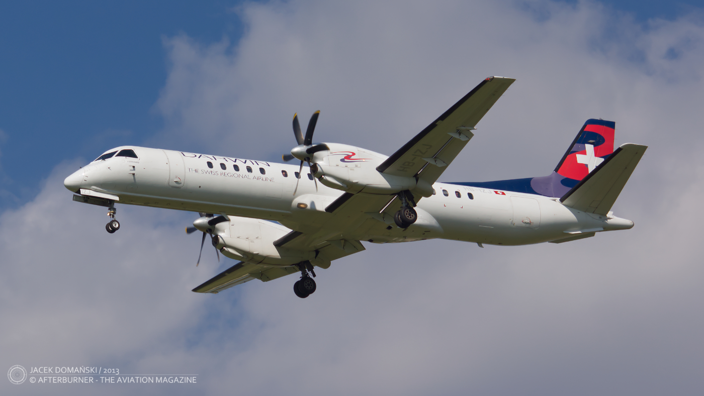 Saab 2000 medium-haul turboprop airliner
