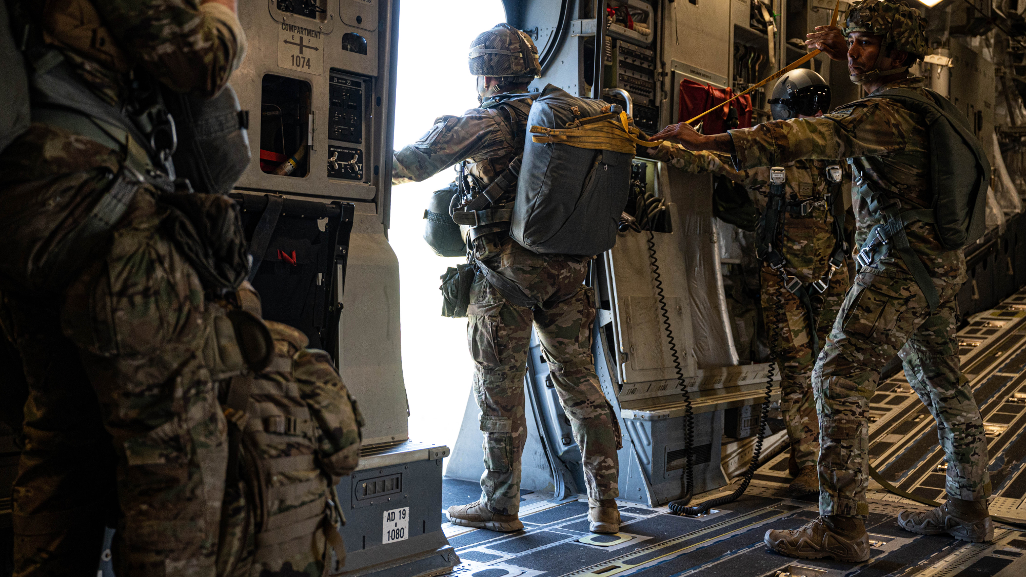 Largest parachute drop since the World War II