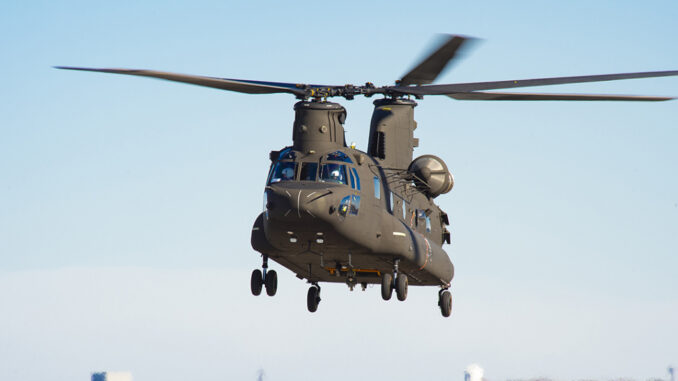 Seventeen CH-47JA Block II Chinook helicopters for Japan