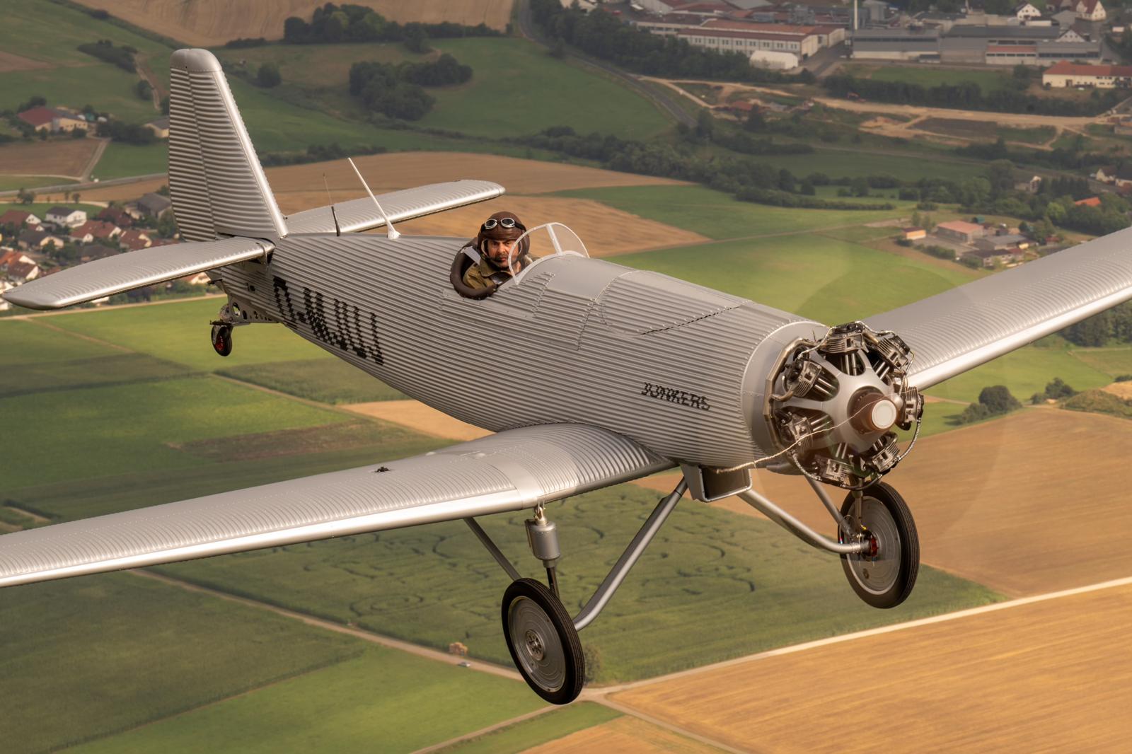 First flight of Junkers A50 Heritage