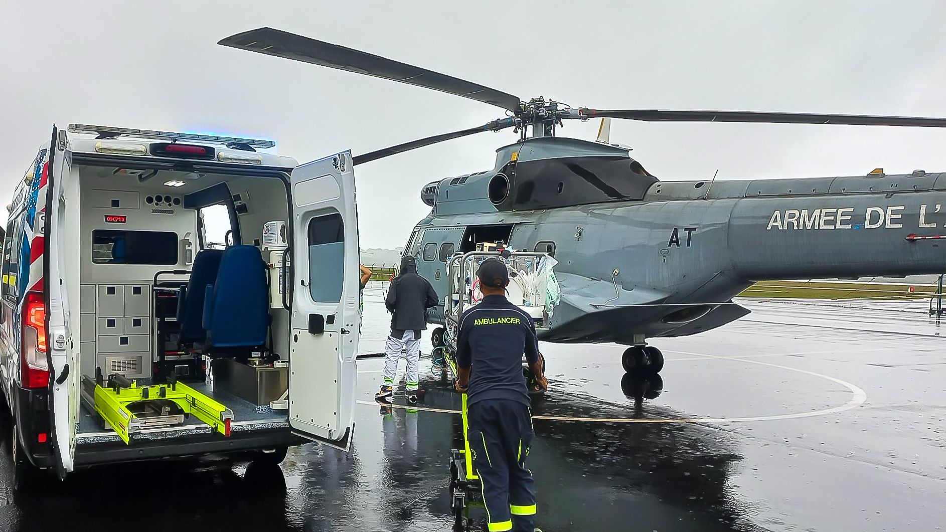 Medevac operations in French Guiana