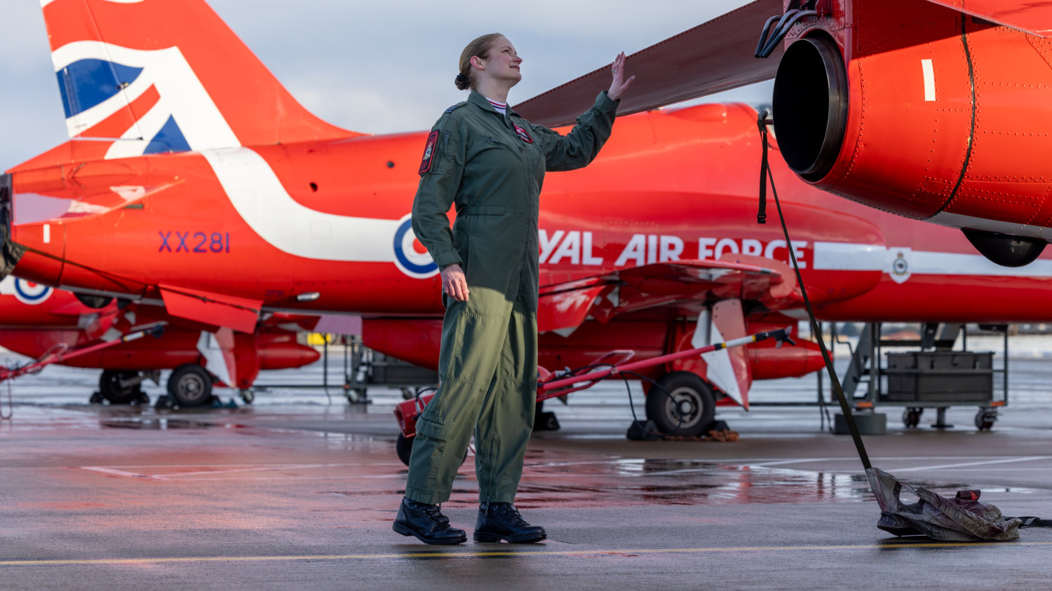 Wing Commander Sasha Nash – the new Officer Commanding of the RAF Red ...
