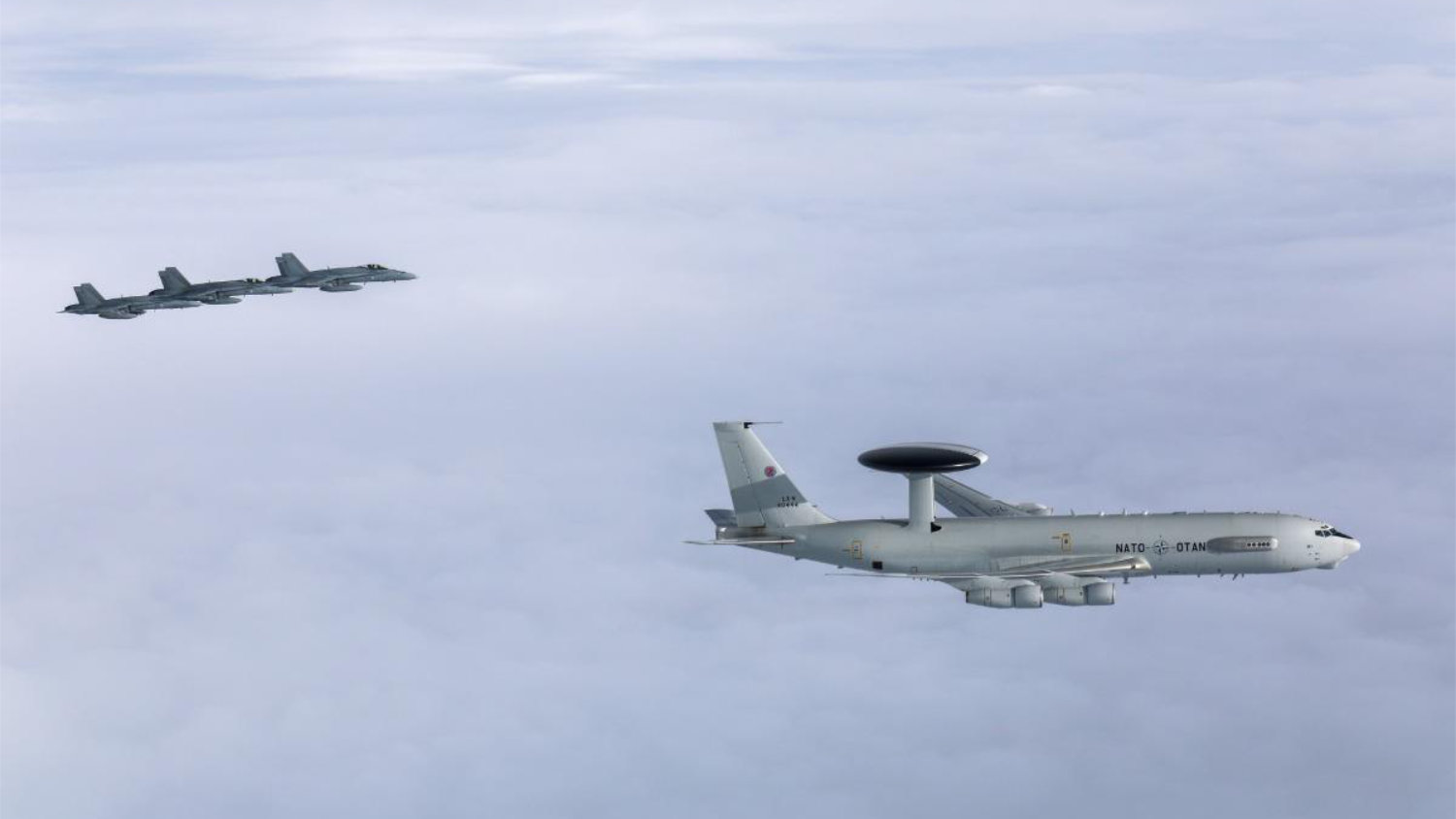 NATO E-3A Sentry performs first AWACS mission in Finnish airspace